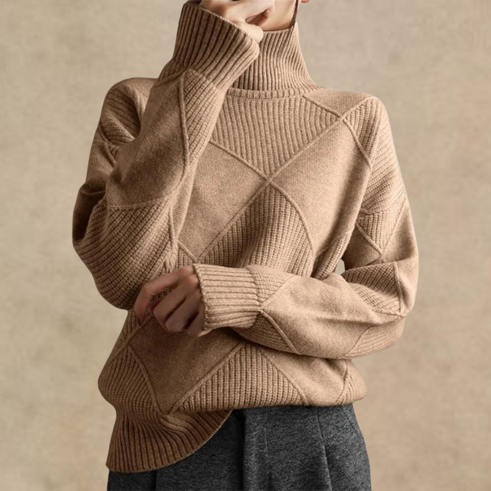 Pull à col roulé en cachemire – Solan Marseille